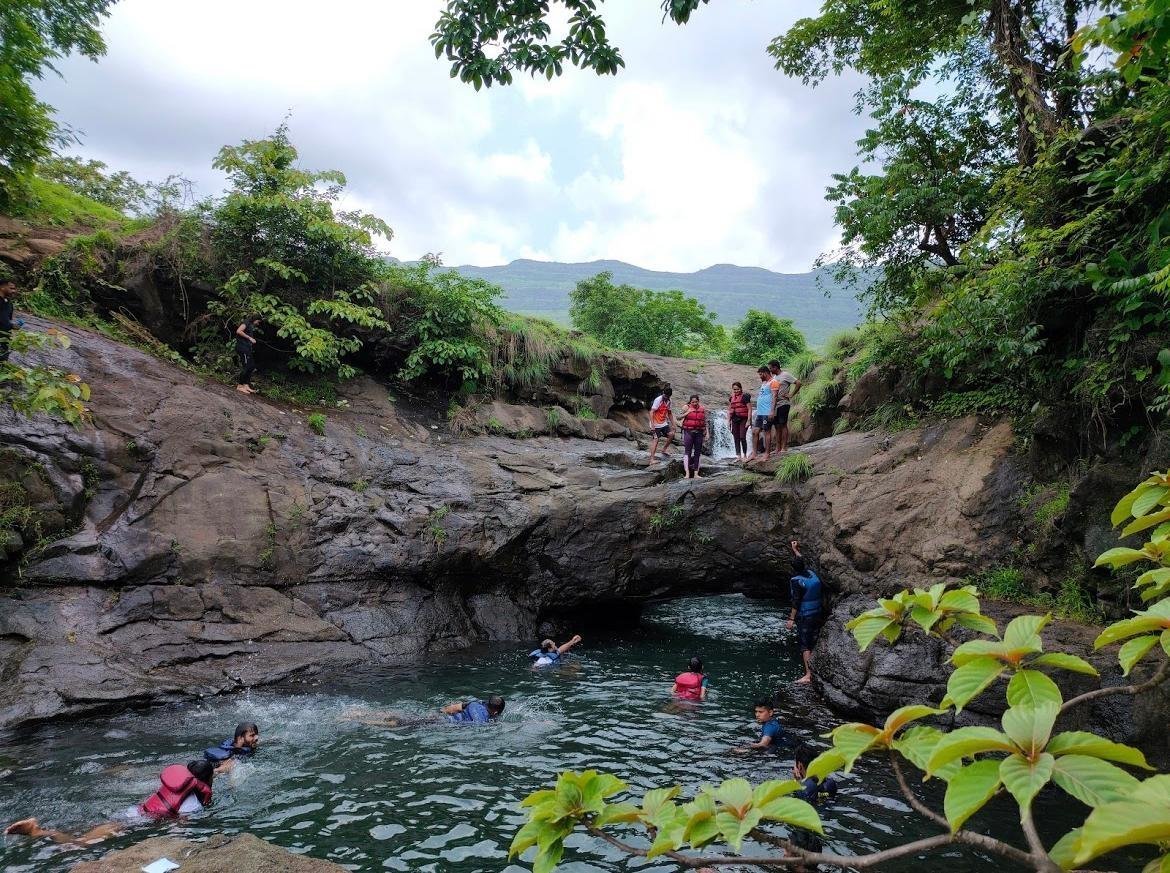 Secret Waterfall Cliff Jumping from Mumbai | T Trikon